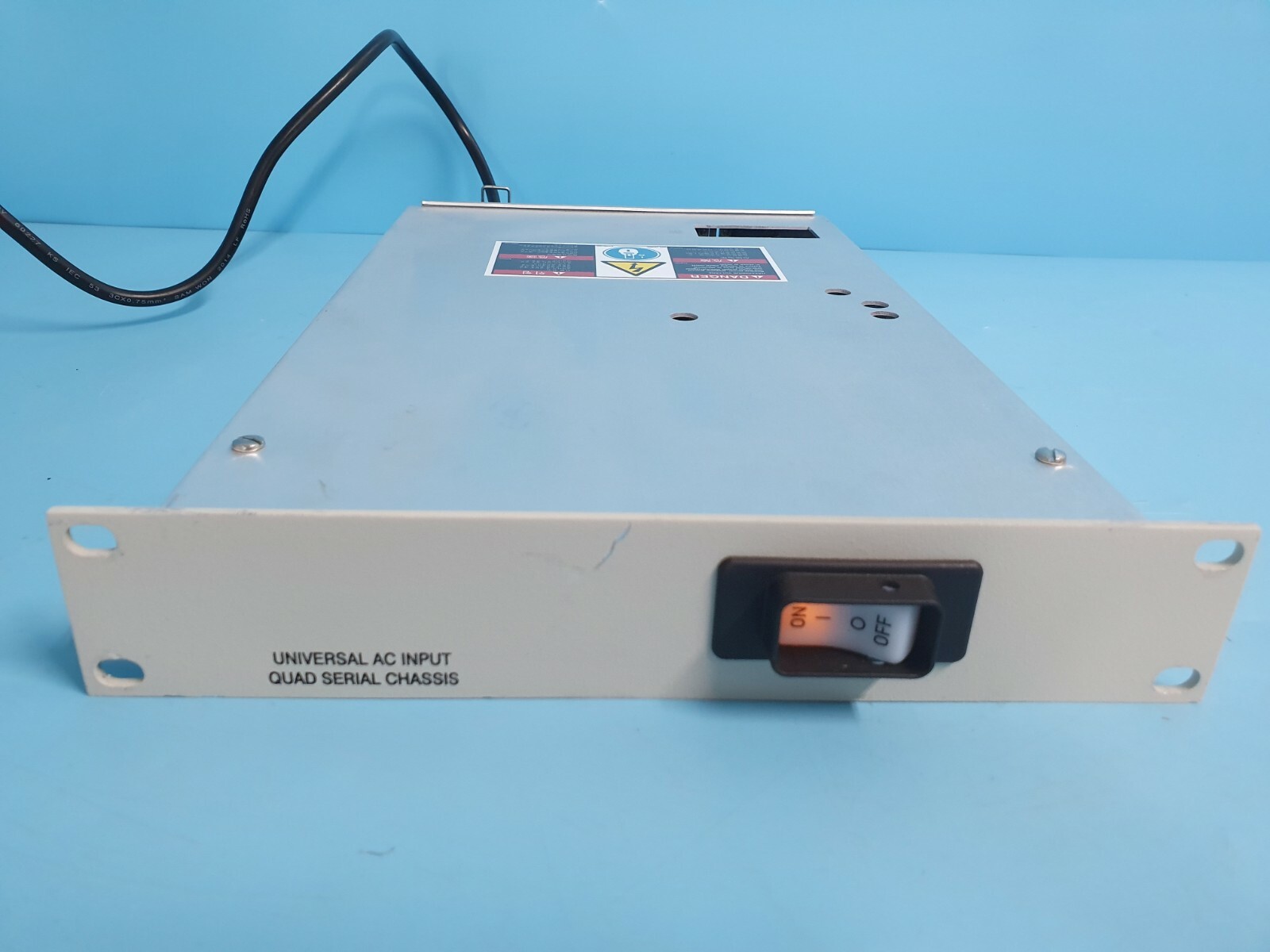 VARIAN E11303640 REV.G UNIVERSAL AC INPUT QUAD SERIAL CHASSIS | eBay