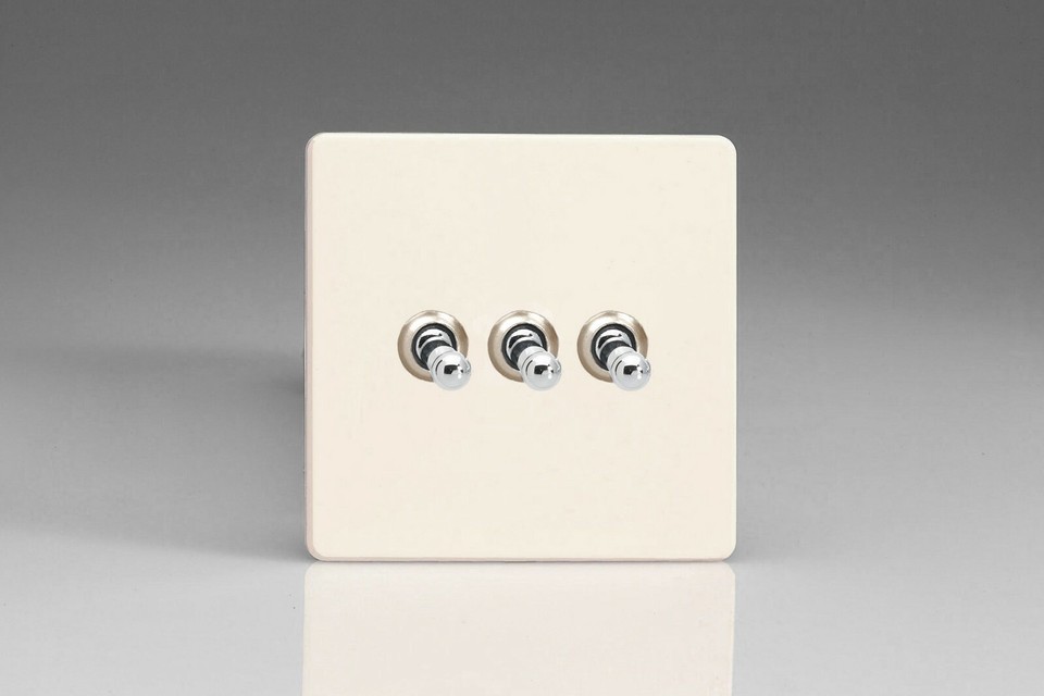 Varilight Screwless Primed PDB Light Switch & Socket Range Paint Your ...