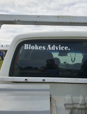 Blokes Advice Sticker | eBay Australia