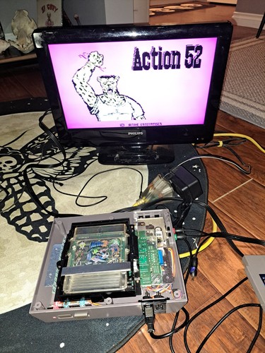 Action 52 Nintendo NES 1991 Game Cartridge Test & Works Made In The USA ...