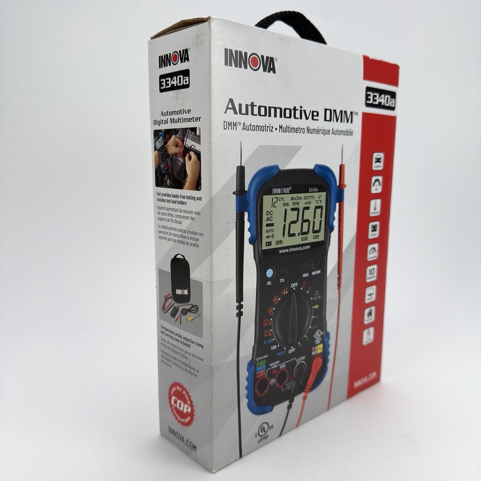 Innova 3340a Professional Automotive DMM Digital Multimeter Hands Free ...