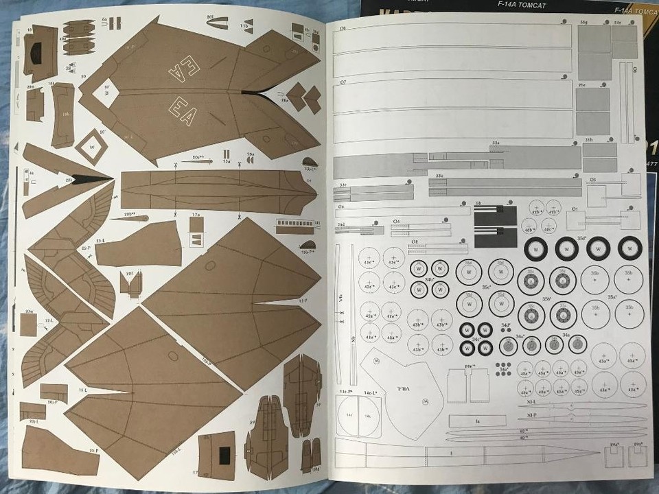 1:50 Panavia Halinski Tornado GR.1 Fighter Model Paper Unassembled Kit ...