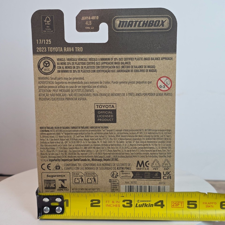 2023 Matchbox Toyota RAV4 TRD Die-Cast Toy Model 17/125 | eBay