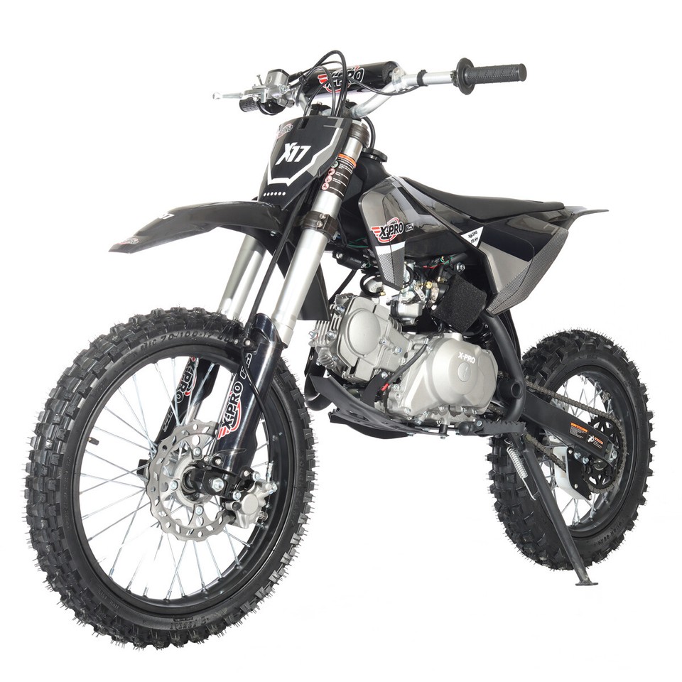 X-PRO X17 125cc Dirt Bike 4 Stroke Gas Powered Pit Bike Off Road Electric Start | eBay