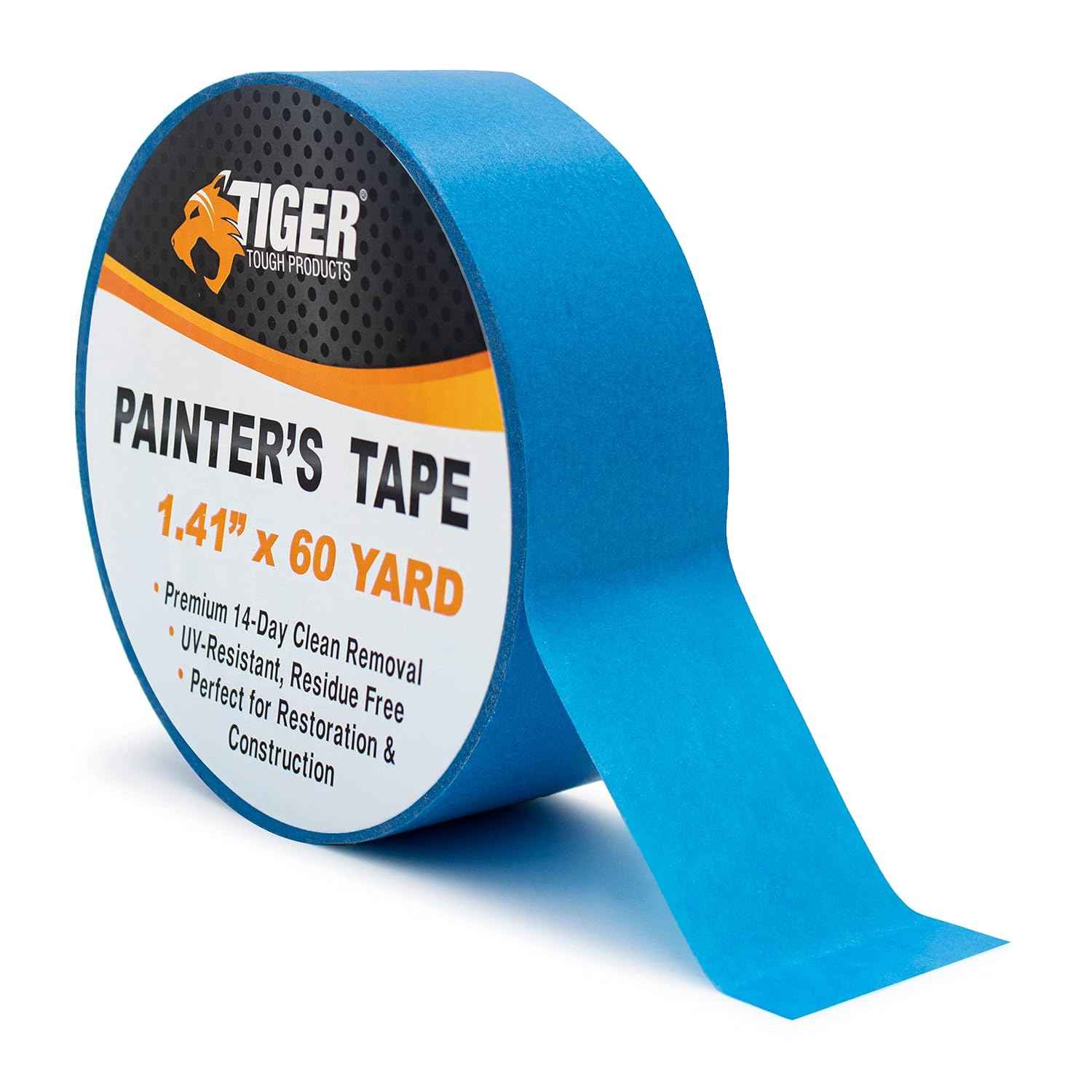 Professional Multi-Use Blue Painters Tape, 1.41 Inches X 60 Yards (1 ...