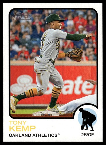 2022 Topps Heritage High Number Tony Kemp Oakland Athletics #628 | eBay
