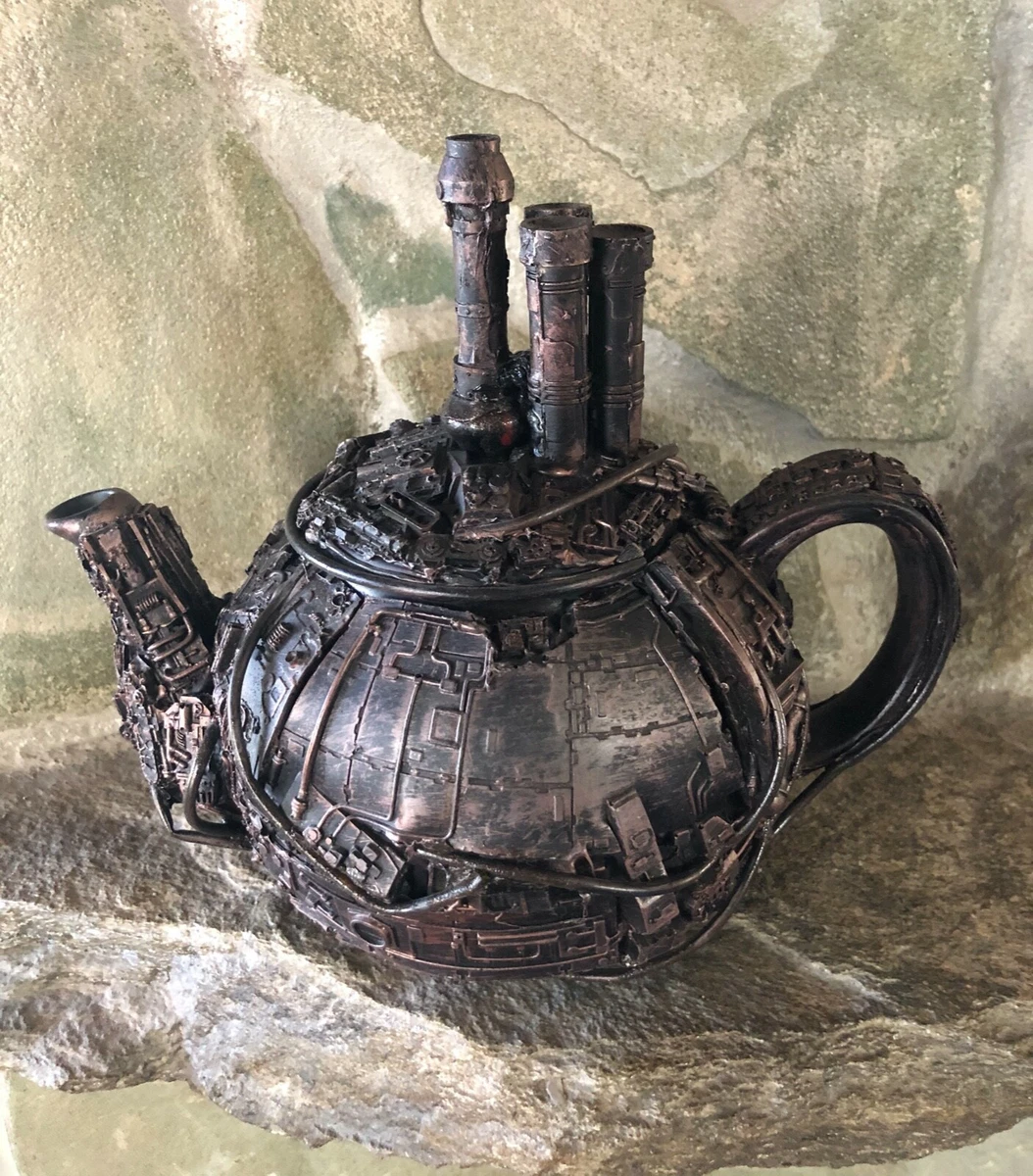 Ceramic Steampunk Teapot