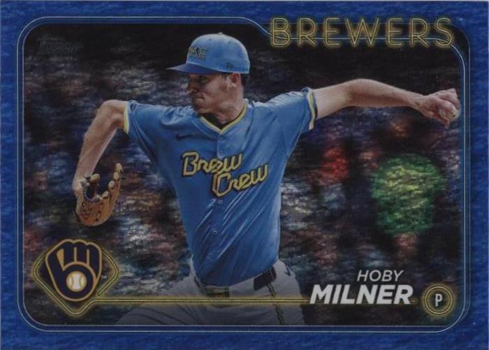 2024 Topps Update Series - Hoby Milner #US87 Blue Holo Foilboard /999 ...
