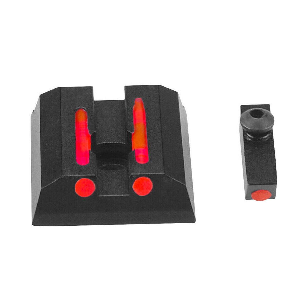 Fiber Optic 3 Dot Sights Front Rear Green Red Dot for Taurus G3 w/o ...