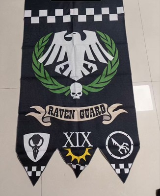 Warhammer 40K Raven Guard Chapter Banner | eBay