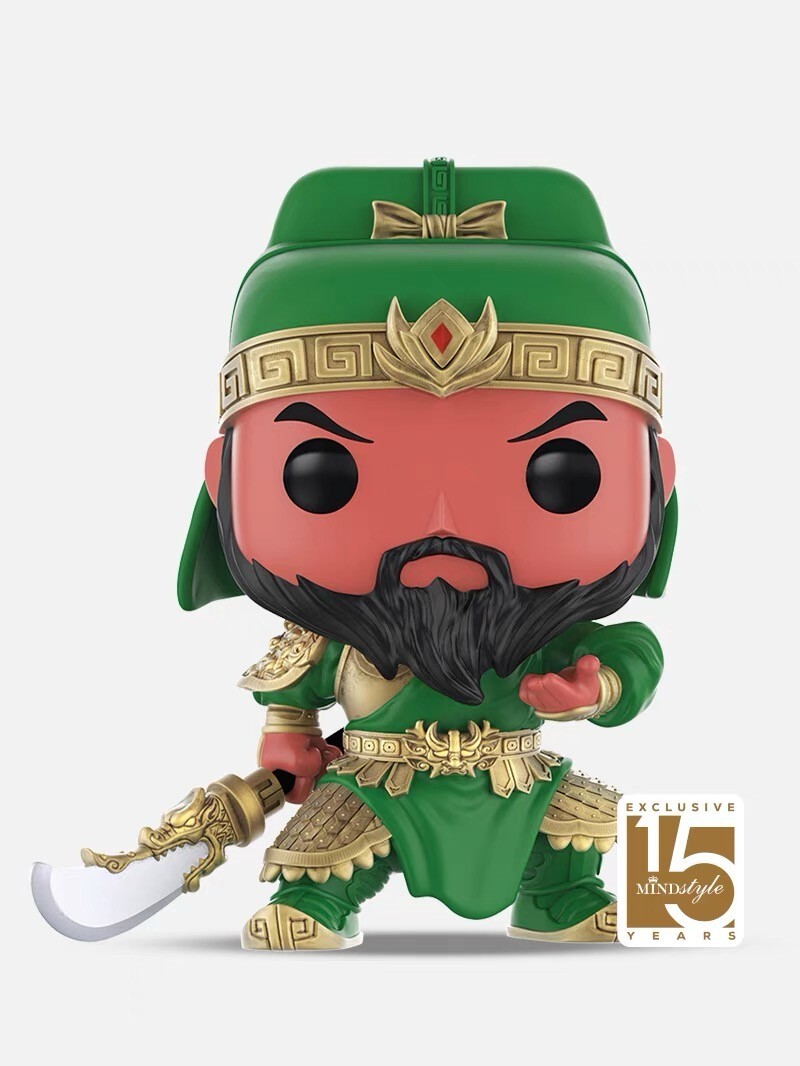 FUNKO POP ASIA THREE KINGDOMS GUAN YU #120 EXCLUSIVE MINDSTYLE VINYL ...