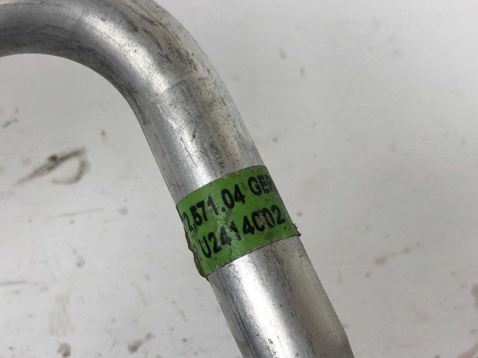 Porsche Panamera 970 Heater Coolant Return Tube Line Pipe 97057257104 ...