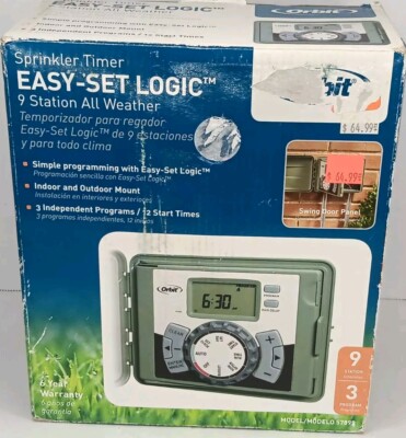 Orbit Easy-Set Logic 9 Station Indoor/Outdoor Sprinkler Timer ...
