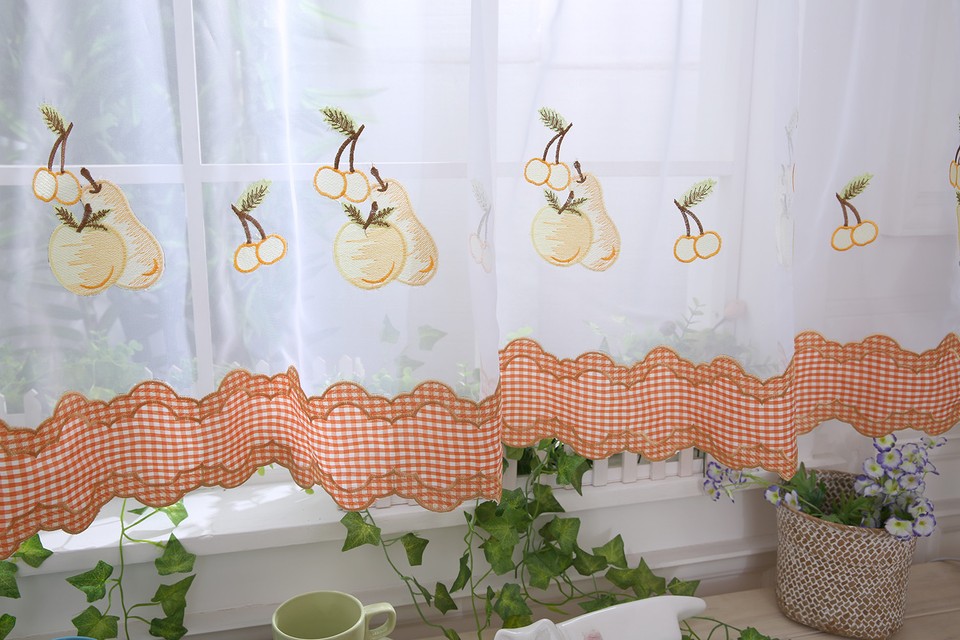 Kitchen Voile Cafe Net Curtain Panel 32 NEW Designs 12" 18" 24" Drop ...