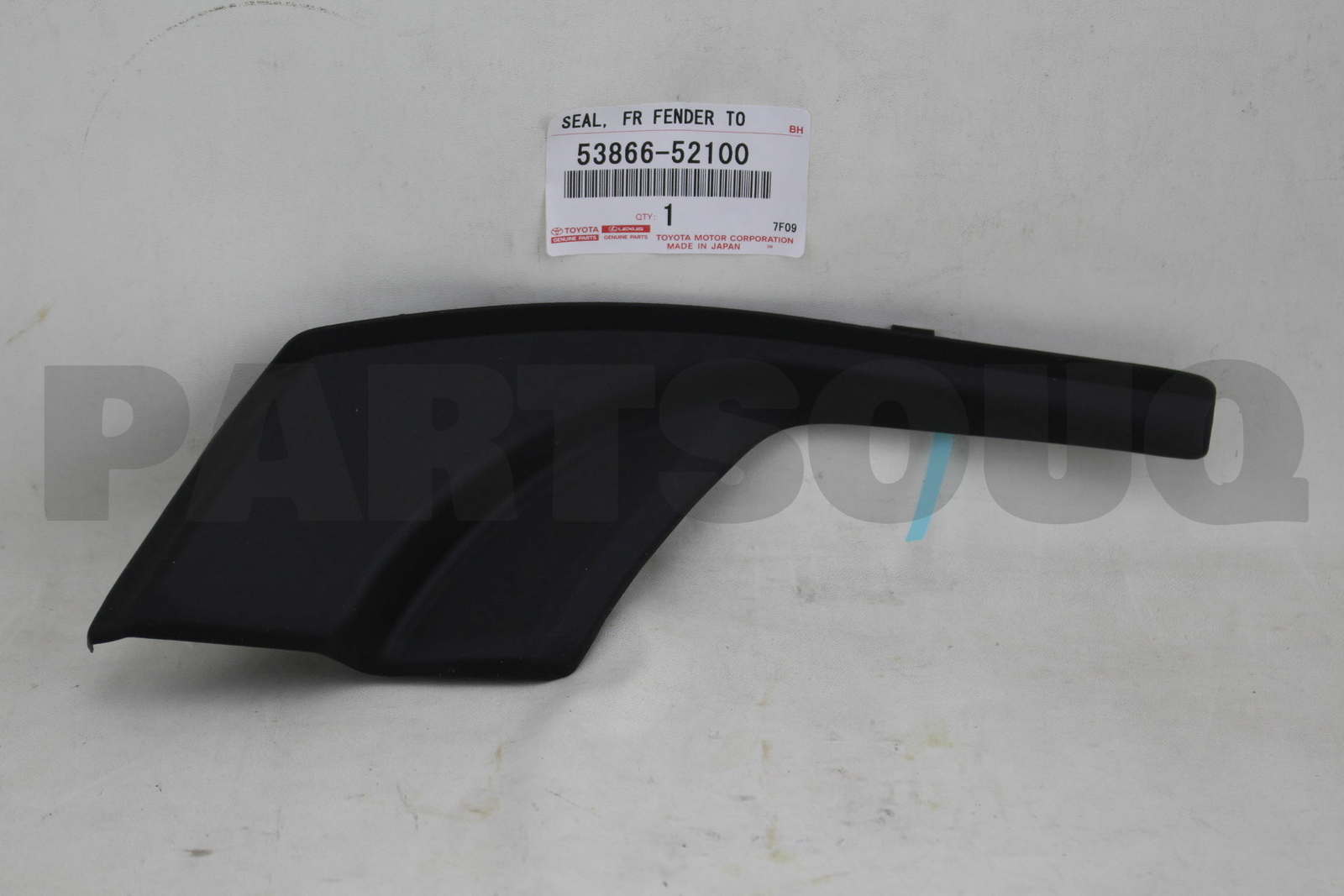 5386652100 Genuine Toyota SEAL, FRONT FENDER TO COWL SIDE, RH 53866 ...