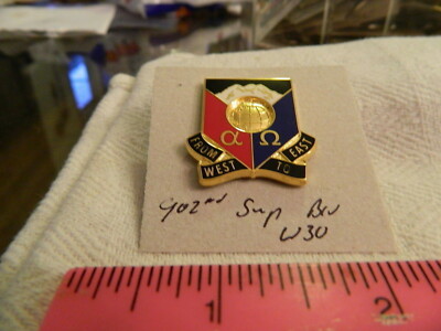 902nd Support Battalion W-30 Unit Crest, DI, DUI (DRAW#M8) | eBay