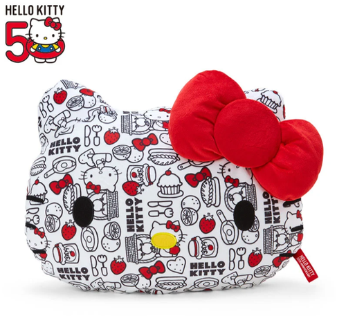 Sanrio Hello Kitty Cushion Red ( Hello Kitty 50th Anniversary ) Japan ...