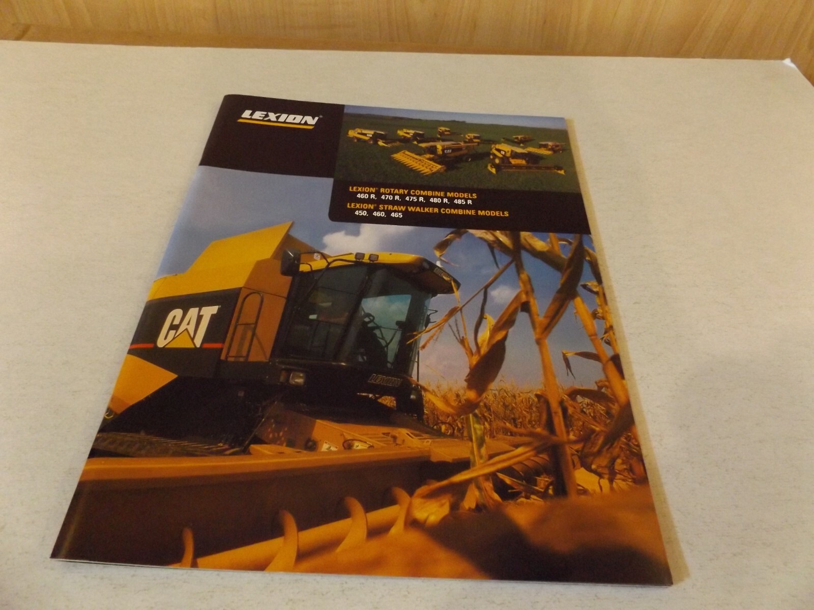 CAT LEXION ROTARY COMBINE MODEL 460R 470R 475R 480R 485R, STRAW WALKER ...