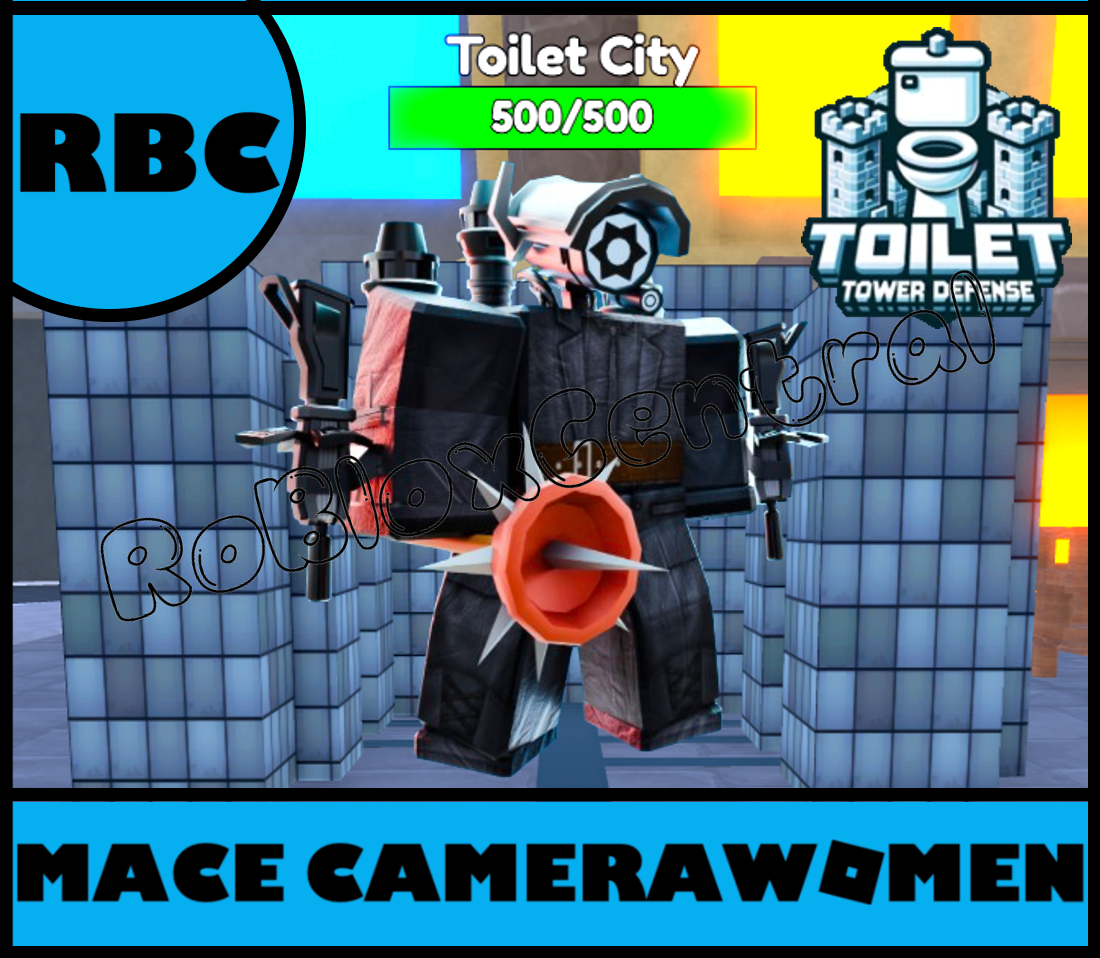 MACE CAMERAWOMEN - ROBLOX TOILET TOWER DEFENCE - CHEAP TTD UNIT | eBay