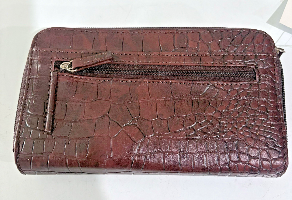 Mundi My Big Fat Wallet with Safe Keeper Identity Shield Brown Animal ...