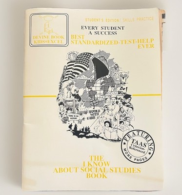 VTG 1992 Social Studies Texas TAAS Skills Practice Workbook ...