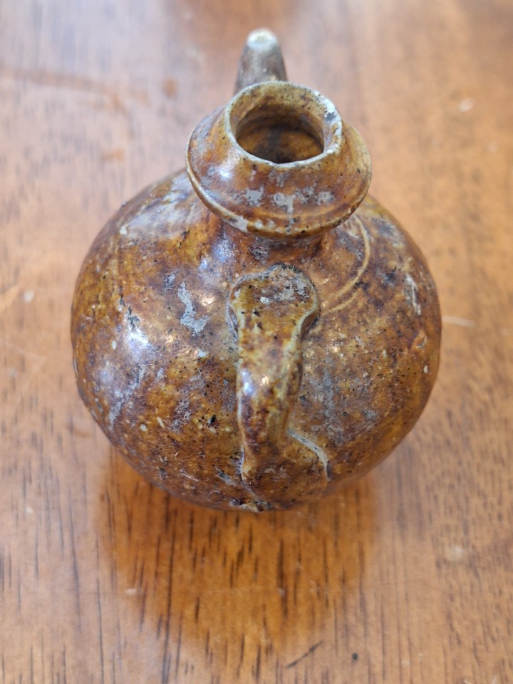 9th Century Chinese Tang Dynasty Changsha Pottery Ewer Amber Brown ...