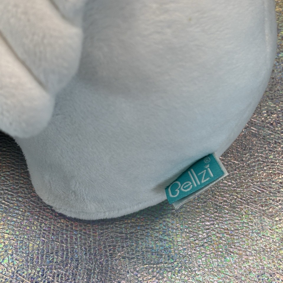 Bellzi Ducki the Duck Plush White Stuffed Animal Orange Feet Beak Bird ...