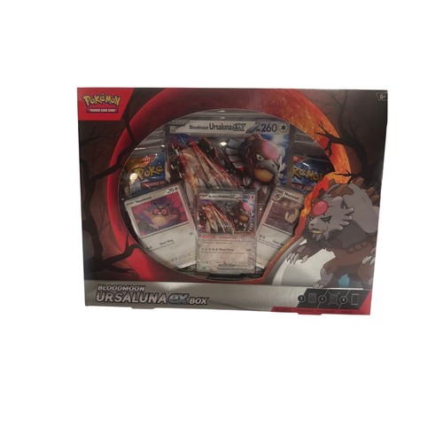 Pokemon Trading Card Games Bloodmoon Ursaluna Ex Box | eBay