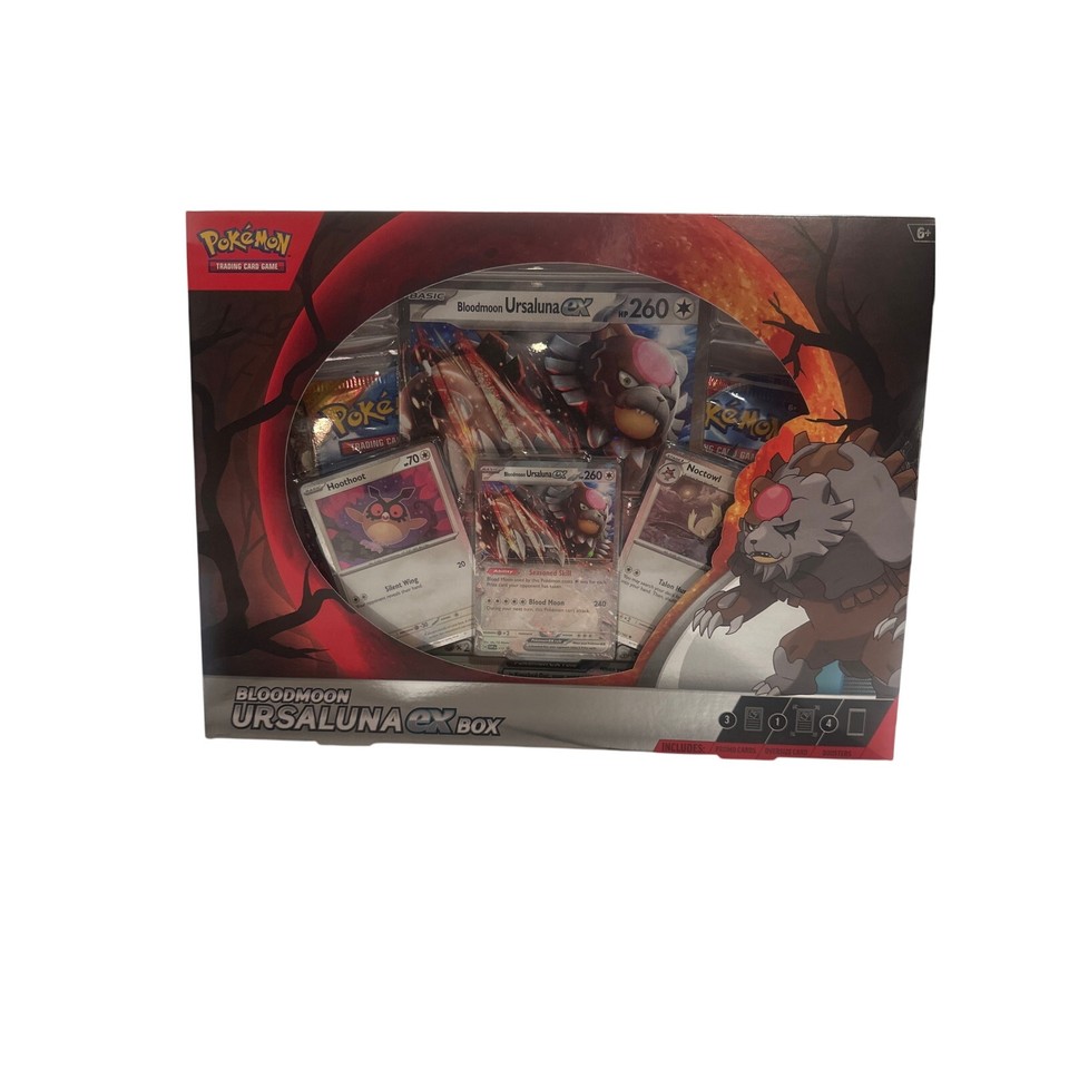 Pokemon Trading Card Games Bloodmoon Ursaluna Ex Box | eBay
