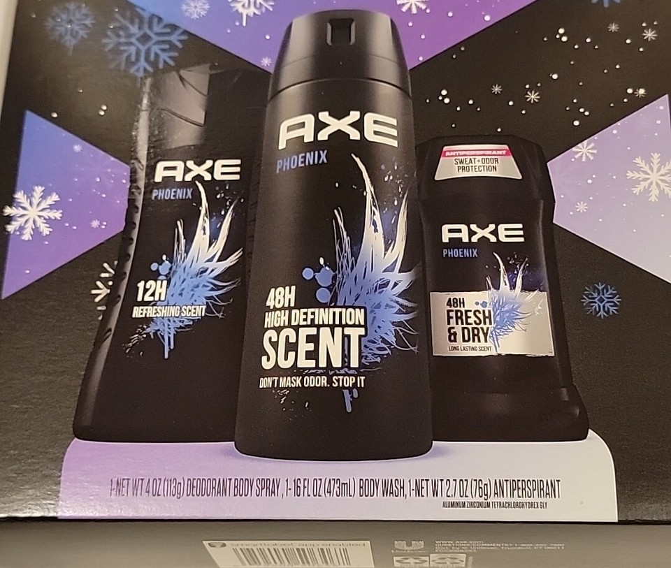 AXE Fresh Body Care Three Piece Gift Set • Phoenix. Mint+Rosemary. | eBay