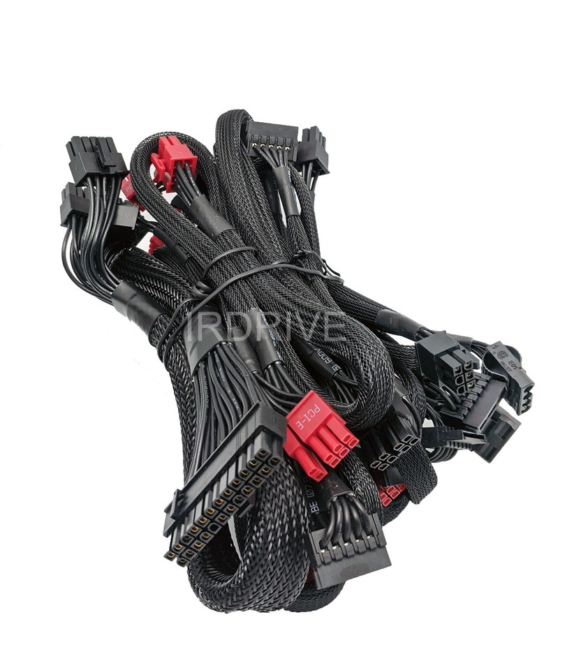 Fully Modular Sleeved Connector Cable Set for PowerSpec® PSX850GFM ...