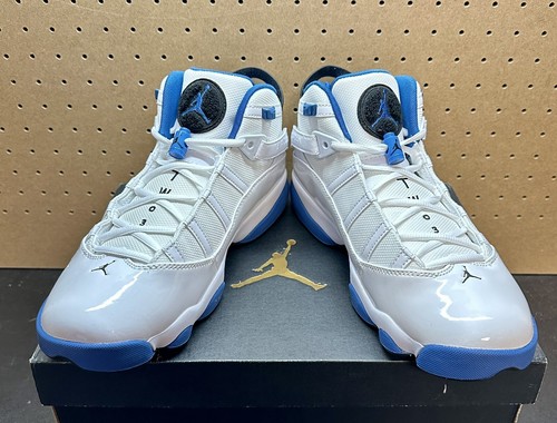 Size 11 - Jordan 6 Rings White Dark Marina Blue for sale online | eBay