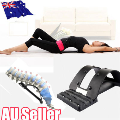 Magic Back Support Stretcher Corrector Spine Massager Waist Lumbar Pain ...