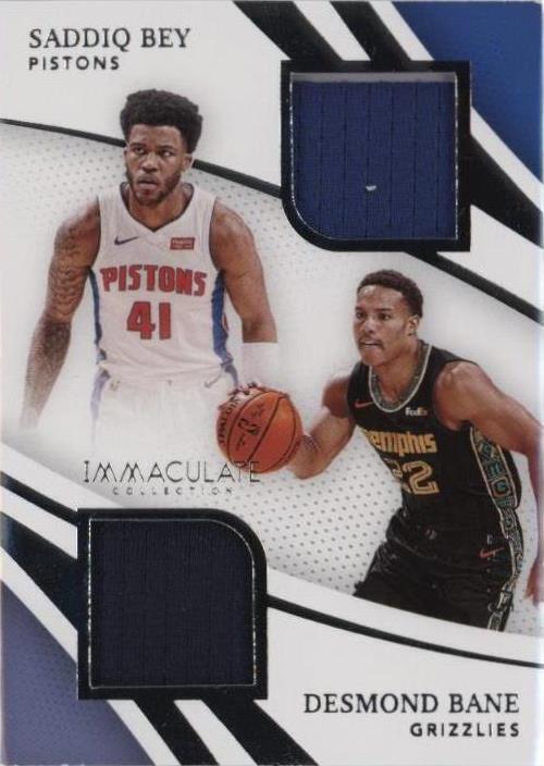 2020-21 Panini Immaculate Collection - Remarkable Rookie Jerseys Dual ...