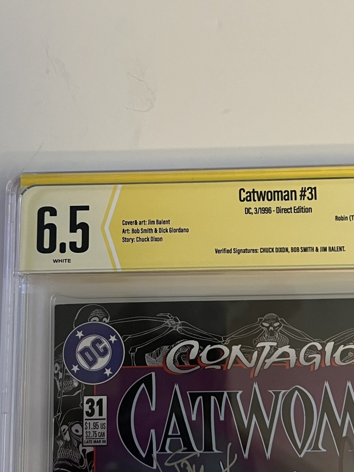 Catwoman #31 1996 (Contagion #5, Jim Balent Cover) CBCS 6.5 Triple ...