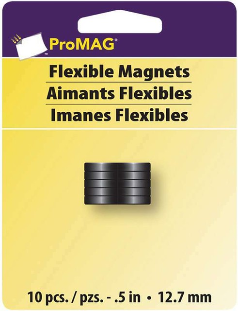 ProMag Flexible Round Magnets .5" 10/pkg 015377123566 for sale online ...
