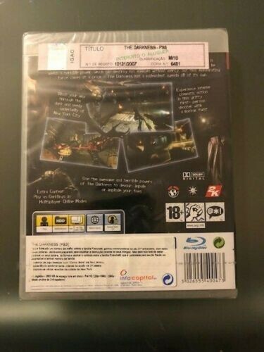 The Darkness Sony PlayStation 3 PS3 New Sealed PAL UK FREE REGION | eBay