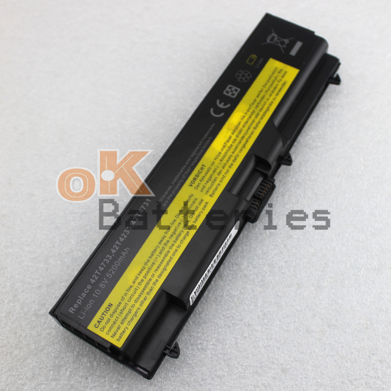 Battery For Lenovo ThinkPad T430 T530 W530 L530 L430 T520 W520 45N1005 ...