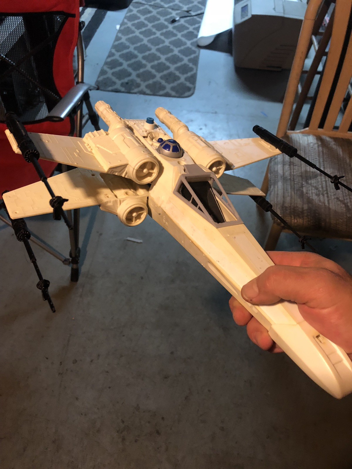 Vintage Star Wars x wing side wing guns 3D Printed | eBay
