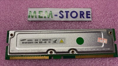 256MB RDRAM RIMM PC800 800MHz Rambus RAM IBM IntelliStation Z Pro (Type ...