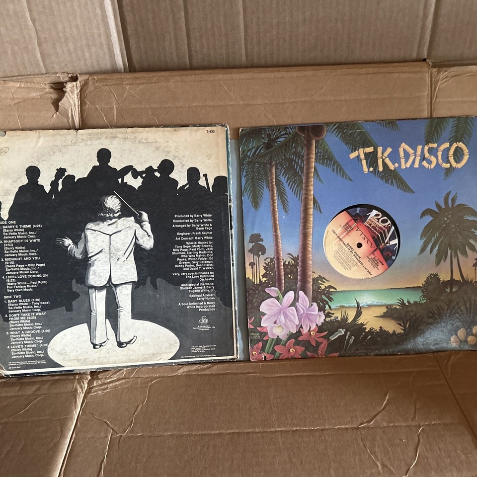 Barry White - lot of 2 LPs YourSweetness is my Weakness and Rhapsody in ...