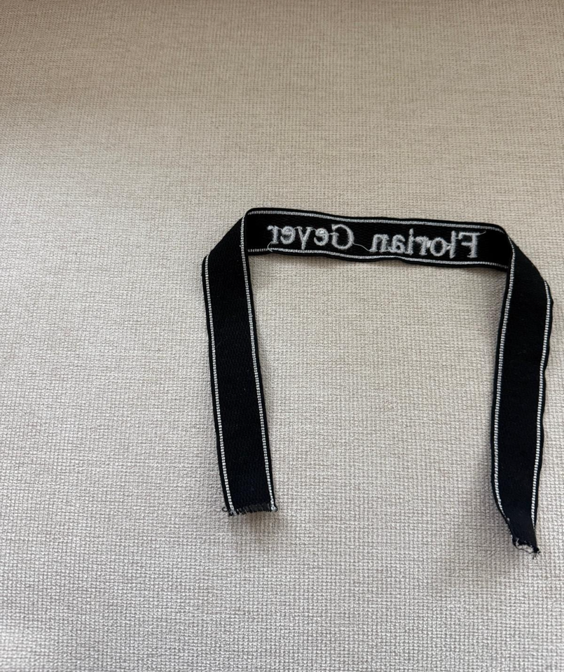 WWII German Military Cuff Title Arm Band Patch Oficer Uniform ...
