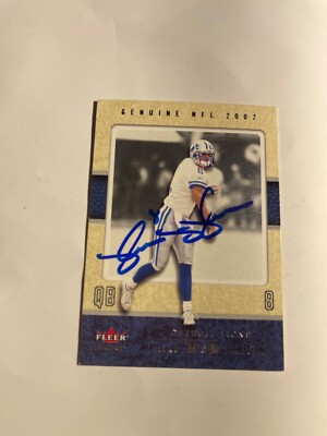 Detroit Lions MIKE MCMAHON Signed Card | eBay