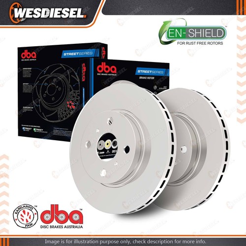 2Pcs DBA Street Series En-Shield Technology Rear Disc Brake Rotors ...