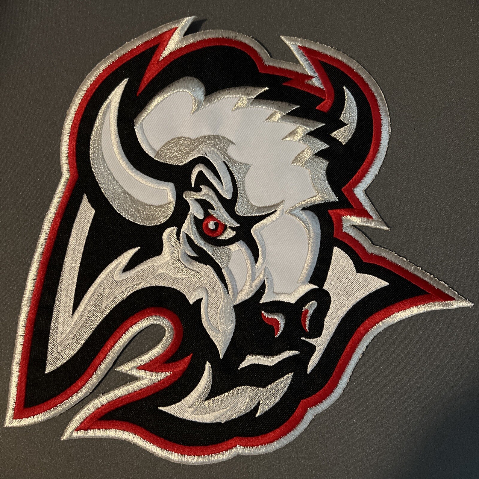 NHL BUFFALO SABRES IRON ON JACKET PATCH 11 3/4" X 11 1/4" | eBay