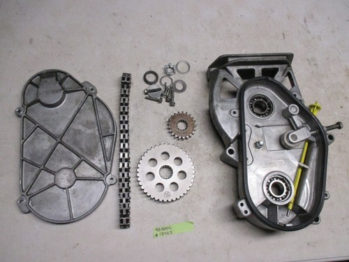 95 Polaris Indy 500 Snowmobile Chaincase Assembly Chain Sprockets Case ...