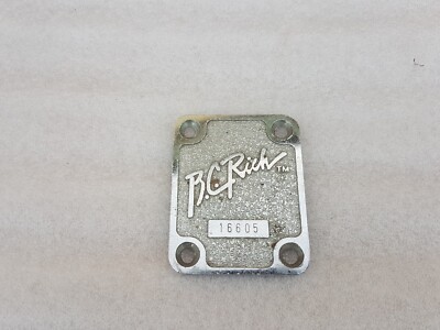 80's BC RICH NECK PLATE | eBay
