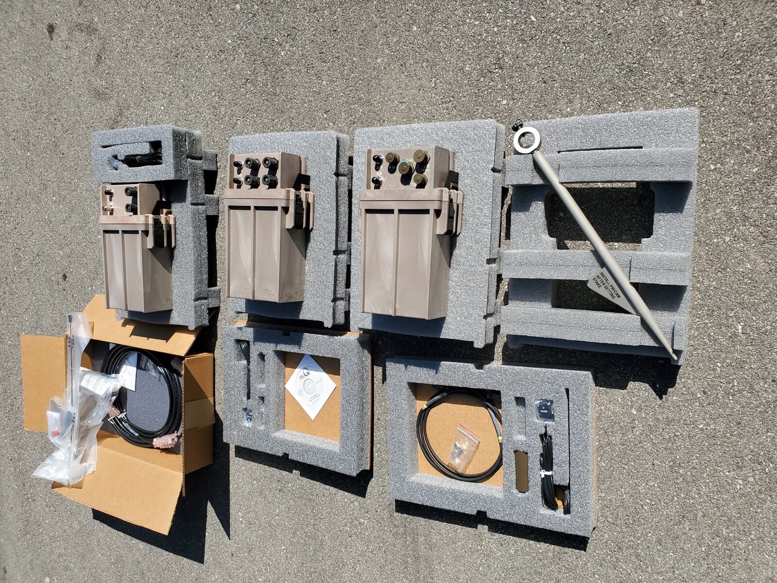 Intrusion Alarm McQ OmniSense UGS Unattended Ground Sensor System ...