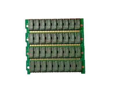 4x 4MB 30-Pin 9-chip 60ns Parity FPM Memory SIMM Apple RAM Macintosh II ...