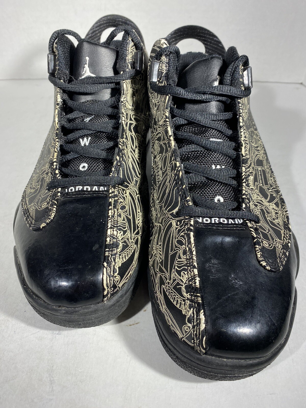 Rare NIKE JORDAN TWO3 Men’s Size 7 Black / White 311046 101 Vintage 03 ...